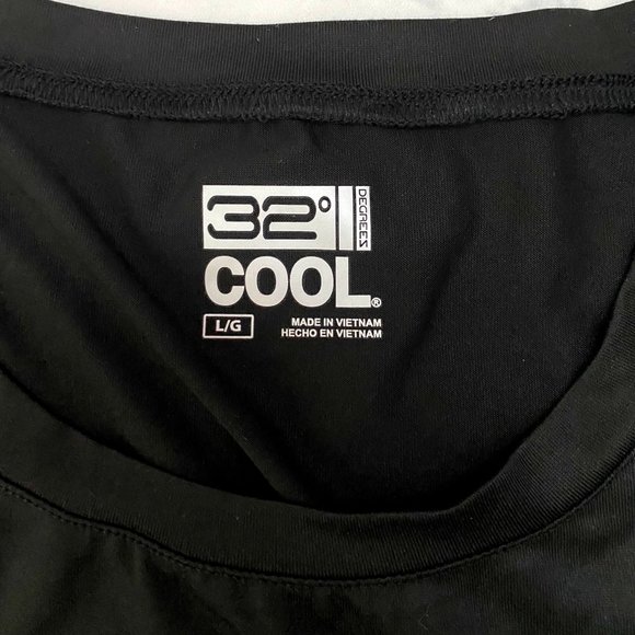 32 Degrees | Shirts | 32 Degrees Mens Cool Classic Crew Tshirt Black ...